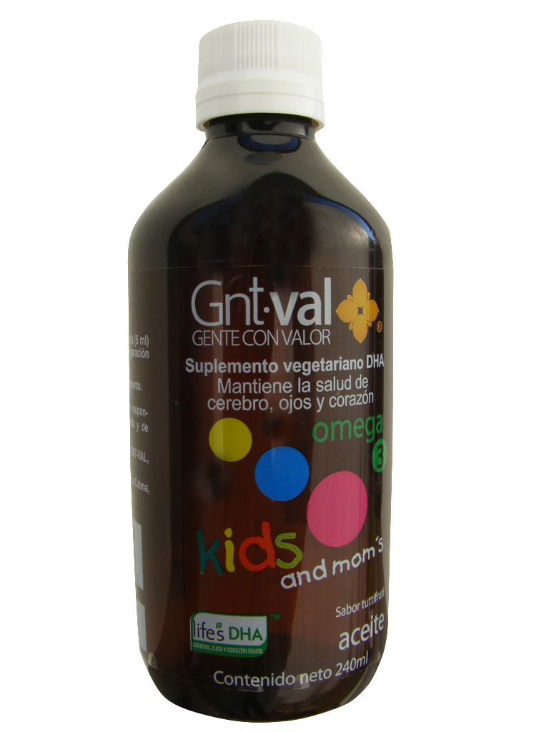 GNT-VAL DHA LIQUIDO sabor Tuttifruti | GNTVAL