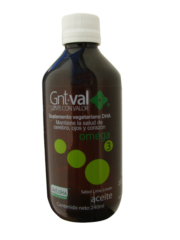 GNT-VAL DHA LIQUIDO sabor Lima Limón ADULTO | GNTVAL